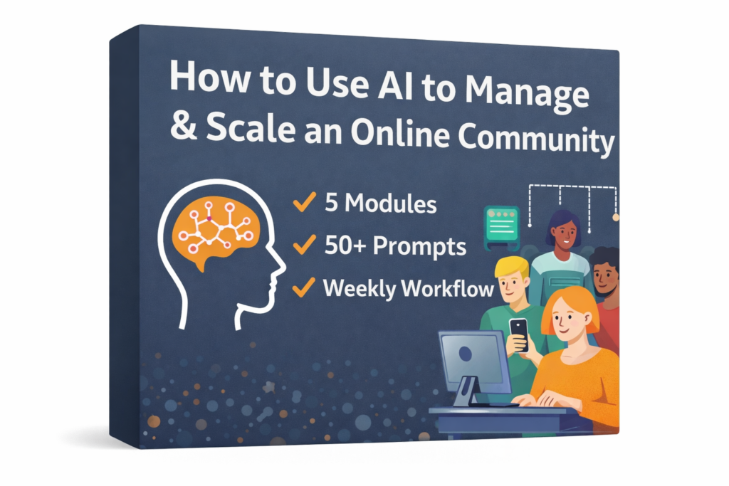 How to Use AI to Manage & Scale an Online Community – AI Community Systems